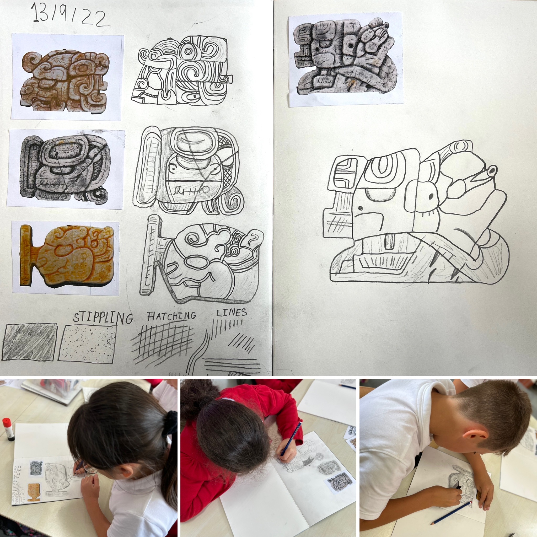 Maya Glyph Art – Kelvin Grove School
