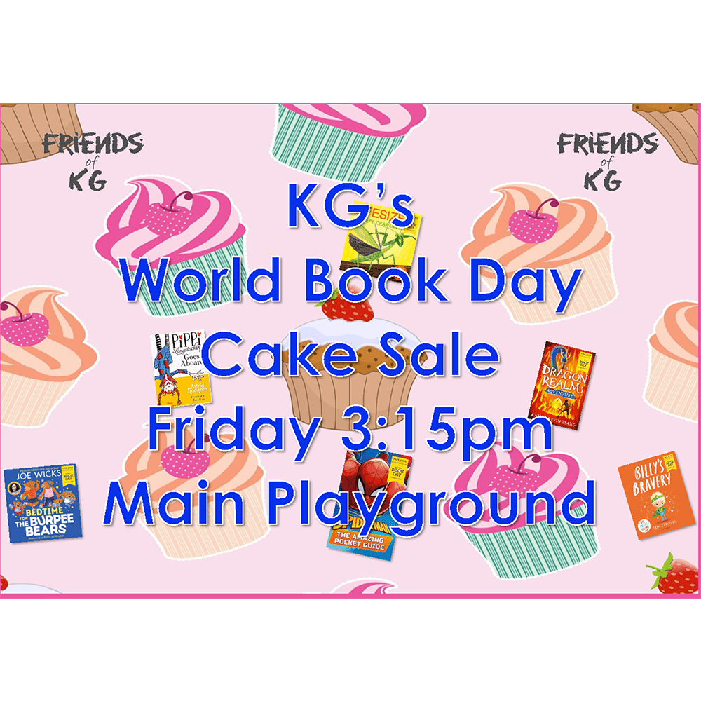 World Book Day Cake Sale – Kelvin Grove School