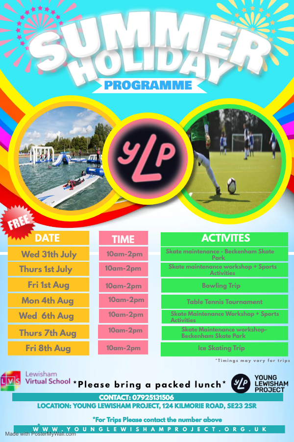 Lewisham Summer Programme – Kelvin Grove School