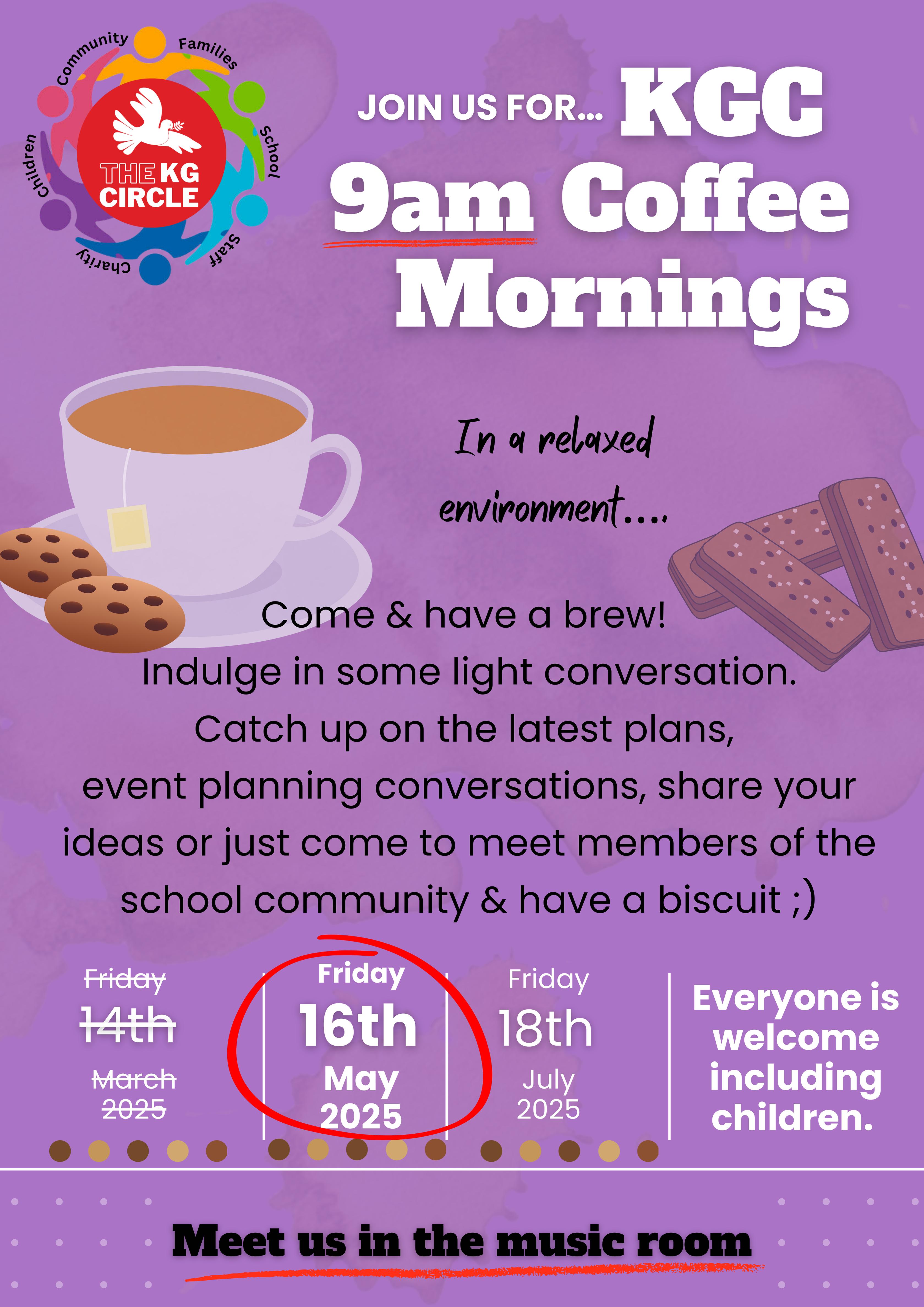 Coffee Mornings – Kelvin Grove School